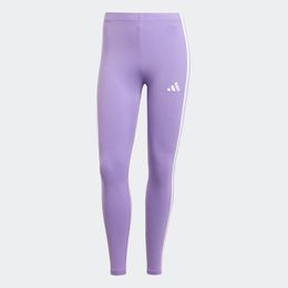 adidas Sportswear Sporthose 'Essentials' Damen Gr&ouml;&szlig;e M/L lavendel / wei&szlig;
