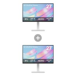 2x 27 &Prime; 4K UHD UltraFine&trade; IPSMonitor 27US550W.27US001