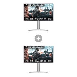 2x 27 &Prime; UHD 4K IPSMonitor mit VESA DisplayHDR&trade; 400 27UP650KW.27UP001