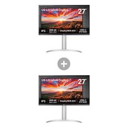 2x 27 &Prime; UHD 4K IPSMonitor mit VESA DisplayHDR&trade; 400 27UP850KW.27UP001