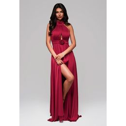 Ombre Kleid 'Luciana' Damen Gr&ouml;&szlig;e 42 dunkelrot Winterkleid
