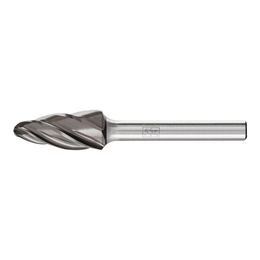 Pferd TOOLS Hartmetall Hochleistungsfr&auml;sstift ALU Rundbogen RBF &Oslash; 12x25mm Schaft-&Oslash; 6mm f&uuml;r Alu/NE Metalle HICOAT (21117885)