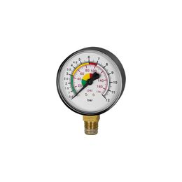 Riegler Manometer Durchmesser 63 mm, ungeeicht, Anschluss unten (39.703)