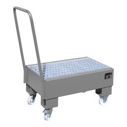 Bauer S&uuml;dlohn Fahrbare Auffangwanne AW 60-1 SR, lackiert, Mausgrau (4471-92-0000-7005)