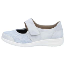 SOLIDUS Ballet Flats with Strap female Blue size 8,5
