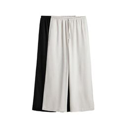The Set Pants female Black, White size 8