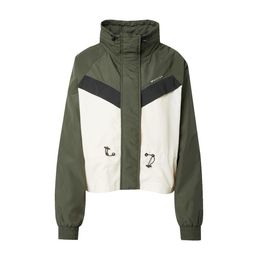 P.E Nation Sportjacke Damen Gr&ouml;&szlig;e XS creme / dunkelgr&uuml;n / schwarz