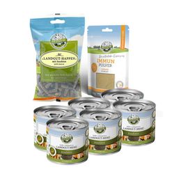 Bellfor Sparset f&uuml;r kleine Hunde mit purinbewusster Rezeptur - Bellfor Landgut-Men&uuml; + Bellfor Landgut-Happen + Bellfor Immun