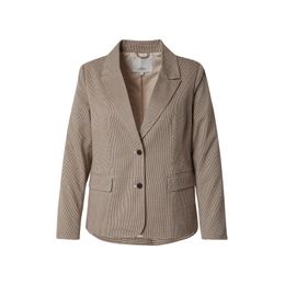 Only Carmakoma Blazer 'CARAmour' Damen Gr&ouml;&szlig;e 42 ecru / braun / schwarz