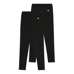 Champion Authentic Athletic Apparel Leggings M&auml;dchen Gr&ouml;&szlig;e 152 rot / schwarz / wei&szlig;