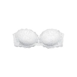 VIVANCE Balconette-BH ', Dirndl-BH, tr&auml;gerloser BH, Push-up-BH' beige Gr. 70C. Mit Herausnehmbaren Kissen und mit B&uuml;gel