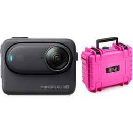 Insta360 GO 3S 128GB Black + B&W Case Typ 500 pink - Dealpreis