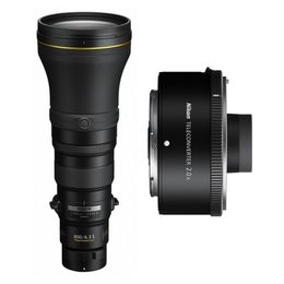 Nikon Z 800mm f6,3 VR S + Telekonverter 2x - nach 600 EUR Nikon Sofortrabatt-Aktion