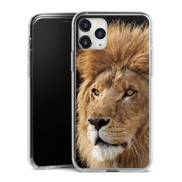 DeinDesign iPhone 11 Pro Max Handy Silikon H&uuml;lle Case transparent Handyh&uuml;lle Jungle Lion Photography Silikon Case