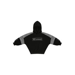 Hummel Sweatshirt 'Boxline' Jungen Gr&ouml;&szlig;e 146 graumeliert / schwarz / wei&szlig;
