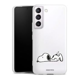 DeinDesign Galaxy S22 Handy Slim Case Silikon Handyh&uuml;lle transparent H&uuml;lle extra d&uuml;nn Official Licensed Product Snoopy Peanuts Silikon Slim Case