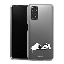 DeinDesign Xiaomi Redmi Note 11S Handy Silikon H&uuml;lle Case transparent Handyh&uuml;lle Official Licensed Product Snoopy Peanuts Silikon Case