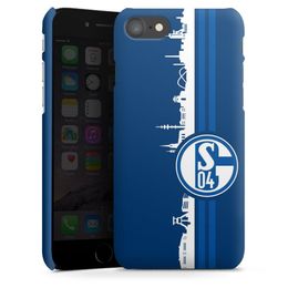 DeinDesign iPhone SE (2020) Handy Premium Case Smartphone Handyh&uuml;lle Schutzh&uuml;lle matt Official Licensed Product Fc Schalke 04 Skyline Premium Case