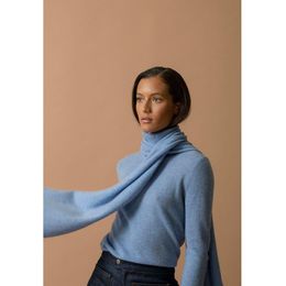 Perfect Cashmere Kaschmir-Schal "Kelly" in Hellblau - (L)200 x (B)30 cm - 55% | Damen-schals-tuecher