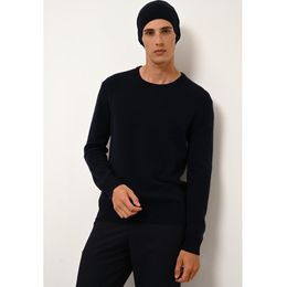 Just Cashmere Kaschmir-Pullover "Gabin" in Dunkelblau - 66% | Gr&ouml;&szlig;e M | Herren-plussize