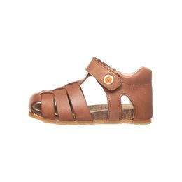 Naturino Leder-Halbsandalen in Hellbraun - 50% | Gr&ouml;&szlig;e 24 | Babysandalen