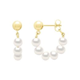 Pearl Addict Gold-Creolen mit Perlen - 83% | Schmuck