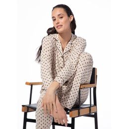 Short Stories Pyjama-Oberteil in Beige - 62% | Gr&ouml;&szlig;e S | Damen-loungewear