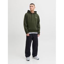 Jack & Jones Jack & Jones Hoodie in Gr&uuml;n - 45% | Gr&ouml;&szlig;e XL | Herren-sweatshirts-jacken