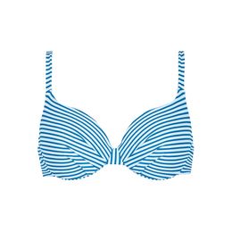Naturana Bikini-Oberteil in Blau/ Wei&szlig; - 29% | Gr&ouml;&szlig;e 42E-Cup | Damen-bademode