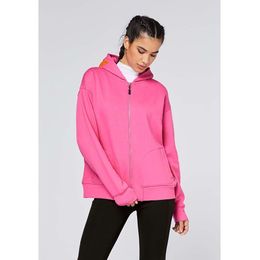 Chiemsee Sweatjacke in Pink - 68% | Gr&ouml;&szlig;e XS | Damen-sweatshirts-jacken