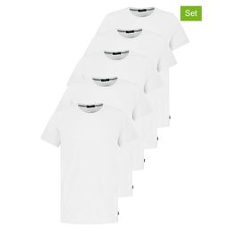 Sublevel 5er-Set: Shirts in Wei&szlig; - 41% | Gr&ouml;&szlig;e XL | Herren-plussize