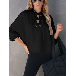 LA Angels Sweatshirt in Schwarz - 58% | Gr&ouml;&szlig;e L | Damen-sweatshirts-jacken
