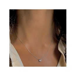 Les Petites Pr&eacute;cieuses Silber-Halskette mit Diamant - (L)39 cm - 60% | Schmuck