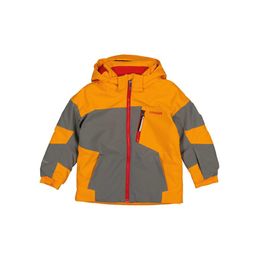 Spyder Ski-/ Snowboardjacke "Leader" in Orange/ Grau - 41% | Gr&ouml;&szlig;e 128 | Kinder-outdoor-jacken