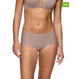 Triumph 2er-Set: Pantys "Make-Up Illusion" in Beige - 75% | Gr&ouml;&szlig;e 36 | Damen-unterteile