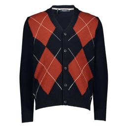 Maerz Muenchen Cardigan in Schwarz/ Hellbraun - 57% | Gr&ouml;&szlig;e 48 | Herren-pullover-cardigans
