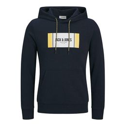 Jack & Jones Jack & Jones Hoodie in Dunkelblau - 52% | Gr&ouml;&szlig;e L | Herren-sweatshirts-jacken