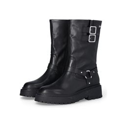 Liu Jo Leder-Boots in Schwarz - 65% | Gr&ouml;&szlig;e 40 | Damen-stiefel