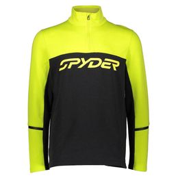 Spyder Funktionsshirt "Speed" in Schwarz/ Gr&uuml;n - 52% | Gr&ouml;&szlig;e M | Herren-sportshirts