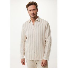Mexx Hemd in Creme/ Hellbraun - 62% | Gr&ouml;&szlig;e XL | Herren-plussize