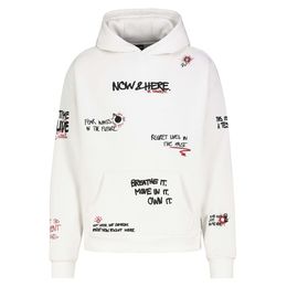 Sublevel Hoodie in Wei&szlig; - 46% | Gr&ouml;&szlig;e XS | Herren-sweatshirts-jacken