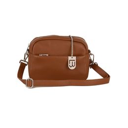 Lucca Baldi Leder-Umh&auml;ngetasche "Cascina" in Braun - (B)22 x (H)18 x (T)9 cm - 77% | Damen-taschen