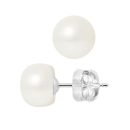 Pearl Addict Perlen-Ohrstecker in Wei&szlig; - 84% | Schmuck