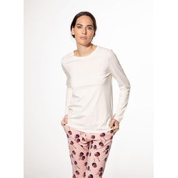 Short Stories Pyjama-Oberteil in Creme - 47% | Gr&ouml;&szlig;e M | Damen-loungewear