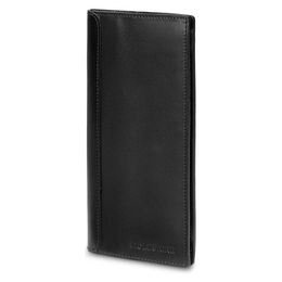 Moleskine Leder-Geldb&ouml;rse in Schwarz - (B)10 x (H)19 x (T)1 cm - 51% | Portemonnaies-etuis
