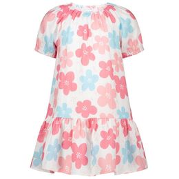 SALT & PEPPER Salt and Pepper Kleid in Wei&szlig;/ Pink/ Hellblau - 51% | Gr&ouml;&szlig;e 134 | Kinderkleider