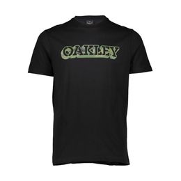 Oakley Shirt "Camou" in Schwarz - 42% | Gr&ouml;&szlig;e M | Herren-plussize