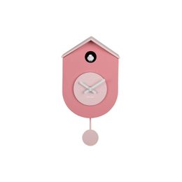 Karlsson Wanduhr Grato, Pink, Kunststoff, 9x33x17.5 cm, Dekoration, Uhren, Wanduhren