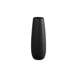 Asa Vase ease, Schwarz, Keramik, 25 cm, Dekoration, Vasen, Keramikvasen