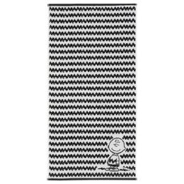 Vossen Handtuch Charlie Brown, Schwarz, Textil, Uni, 50x100 cm, ISO 9001, Fkt, Made in Austria, Oeko-Tex&reg; Standard 100, Badtextilien, Handt&uuml;cher